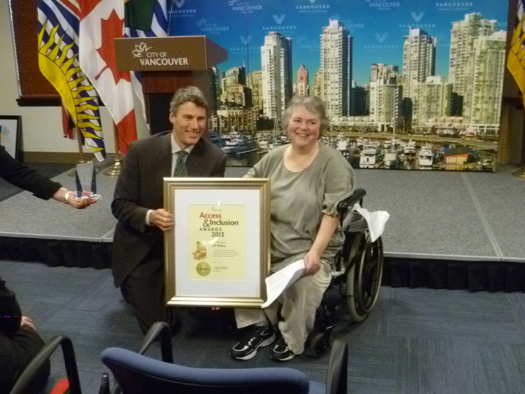 Jill with Mayor Robertson (click to enlarge)